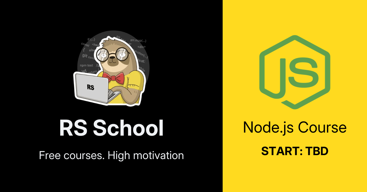 Node.js · The Rolling Scopes School